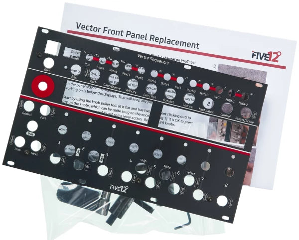 Five12 Vector Sequencer Replacement Panel Kit Mk1 – Detroit Modular