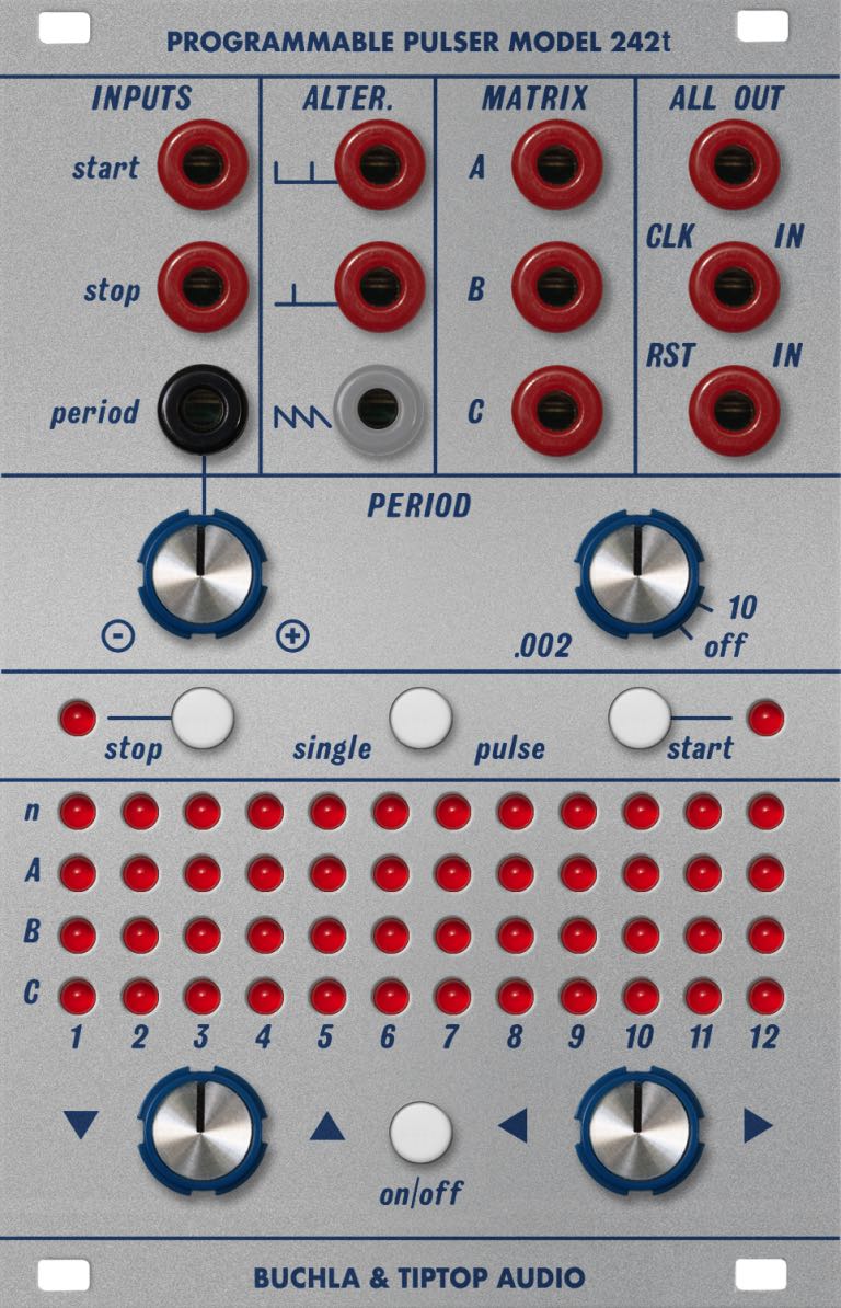 Tiptop Audio Buchla 242t Programmable Pulser – Detroit Modular