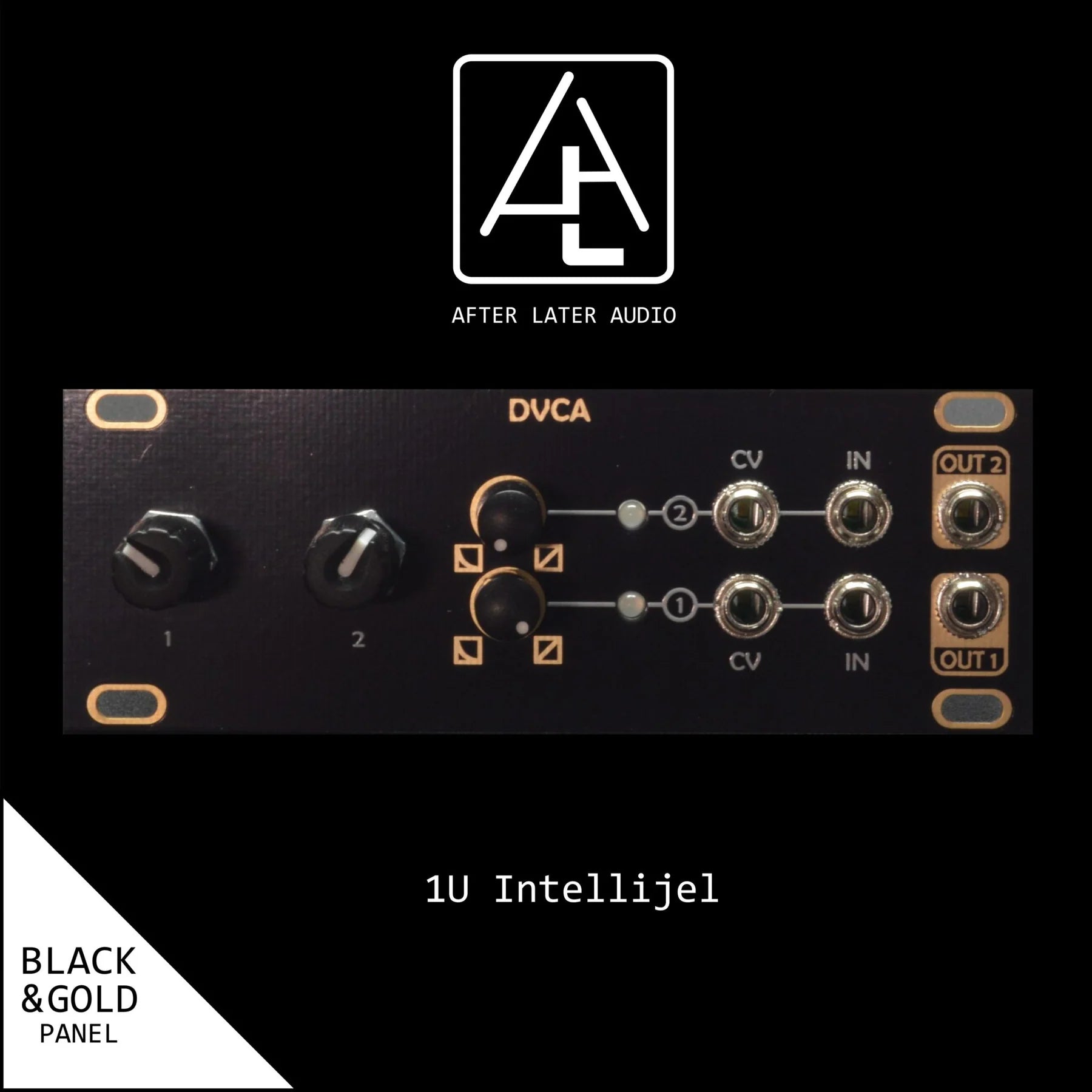 After Later Audio Dual VCA DVCA 1U – Detroit Modular