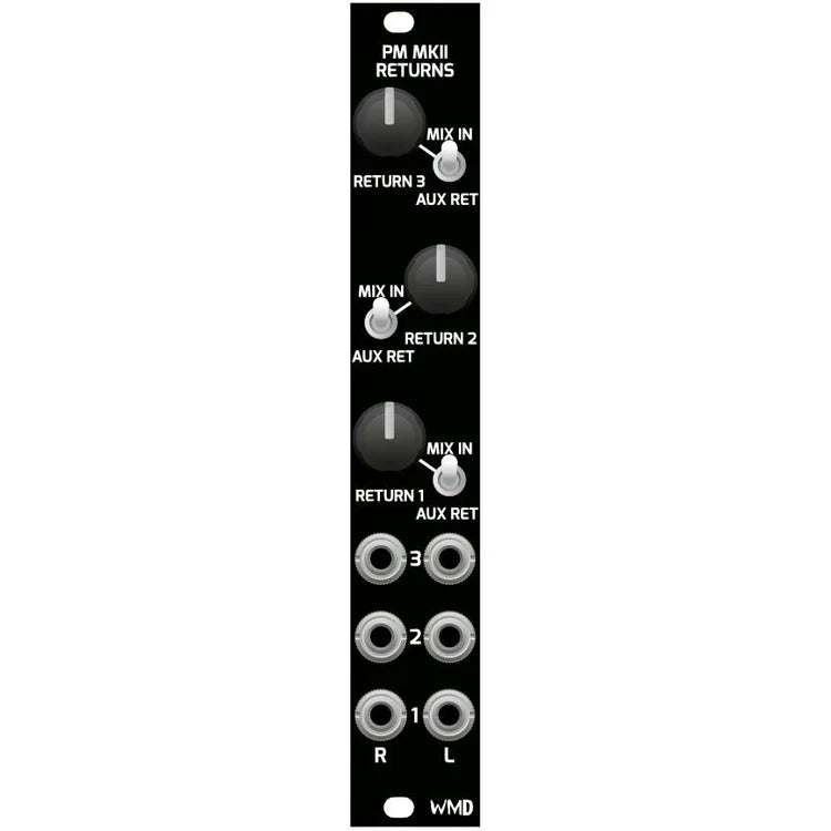 WMD Performance Mixer PM MKII Returns Expansion – Detroit Modular