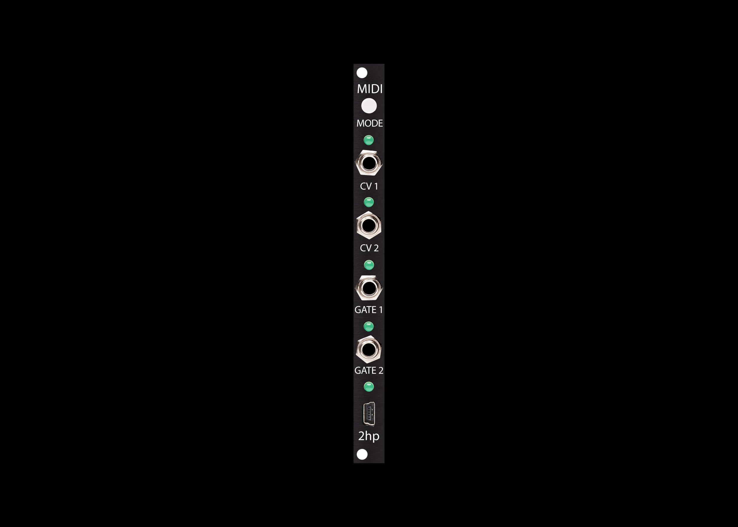 2hp Midi Black – Detroit Modular