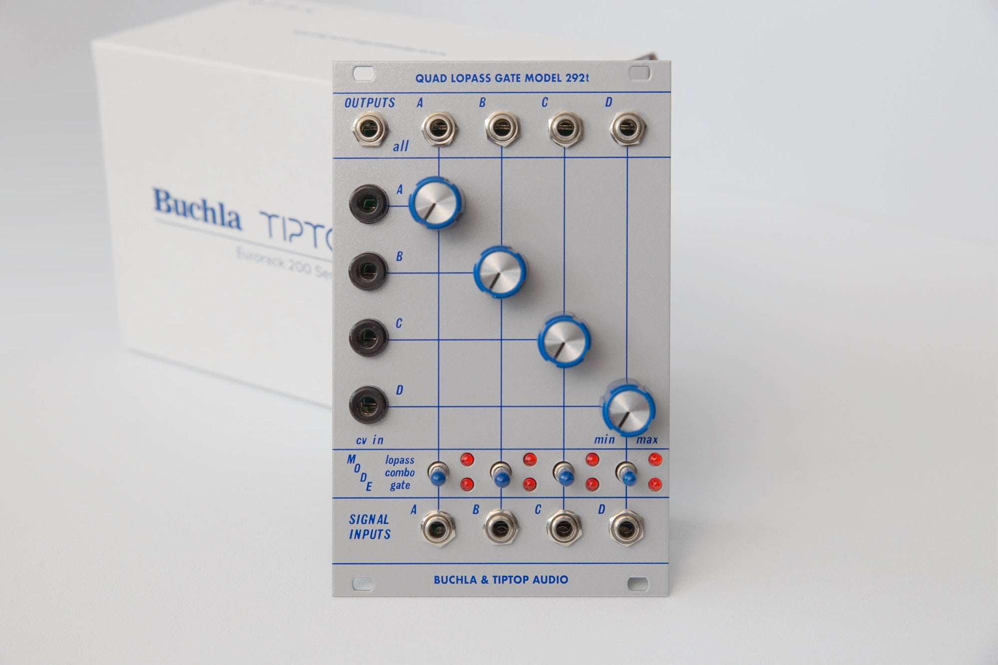 Tiptop Audio Buchla 200 Series Quad Lopass Gate Model 292t – Detroit ...