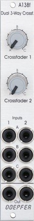 Doepfer A-138F Dual Three-Way Crossfader (Slim Line Series) – Detroit ...