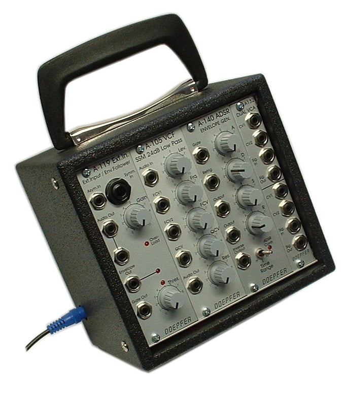 Doepfer A-100 Mini Eurorack Case Black – Detroit Modular