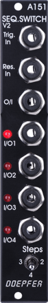 Doepfer A-151V Quad Sequential Switch – Detroit Modular
