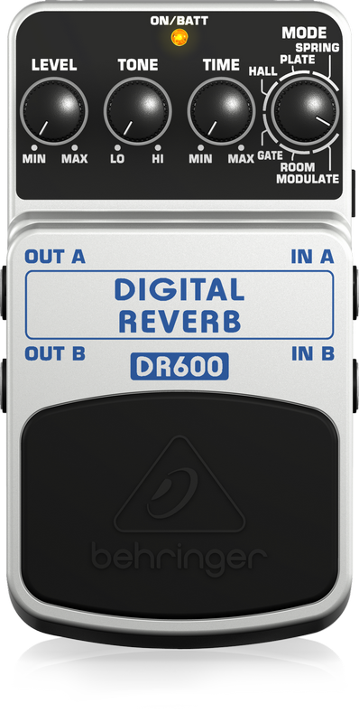 Behringer DR600 Digital Stereo Reverb Effects Pedal – Detroit Modular