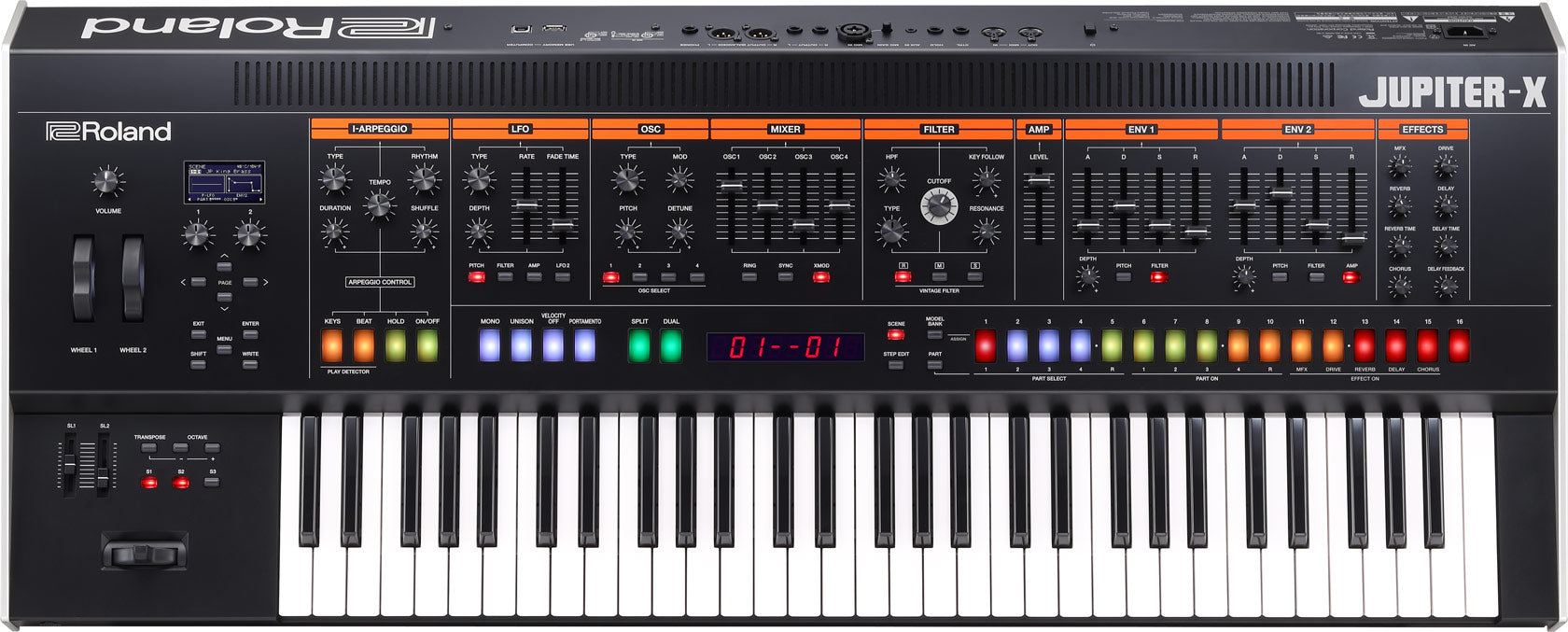 Roland Jupiter-X Synthesizer – Detroit Modular