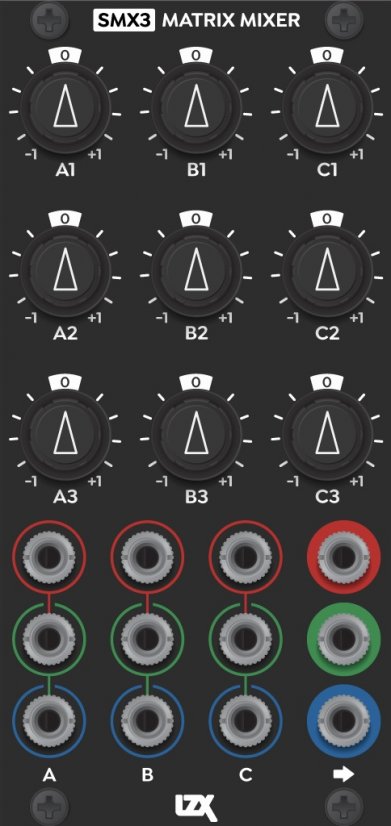 LZX SMX3 MATRIX MIXER – Detroit Modular