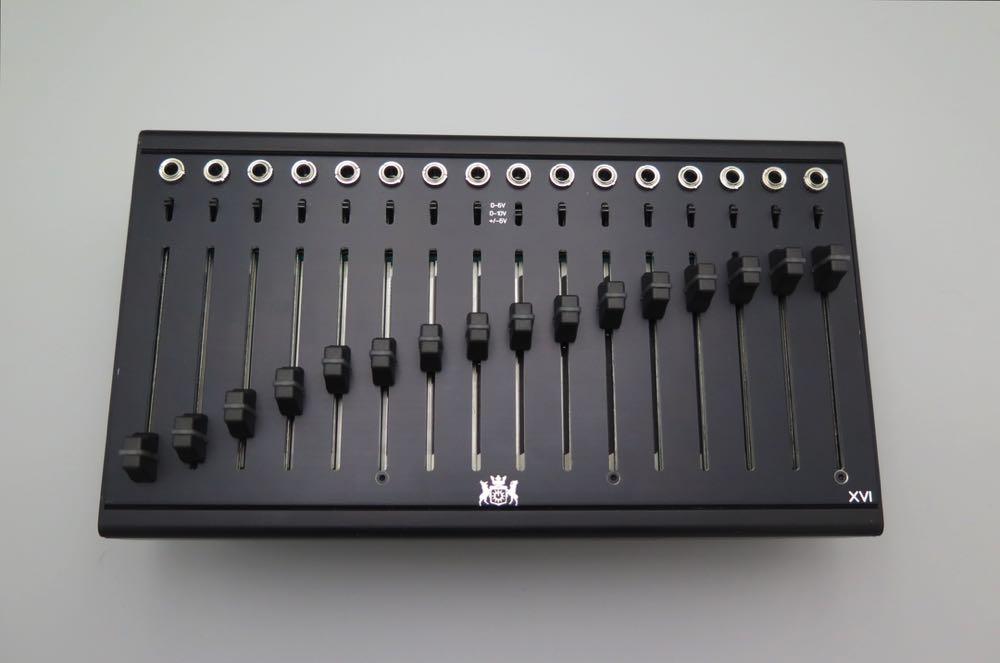 Michigan Synth Works XVI Desktop USB 16 Channel Fader Bank with CV, I2C ...